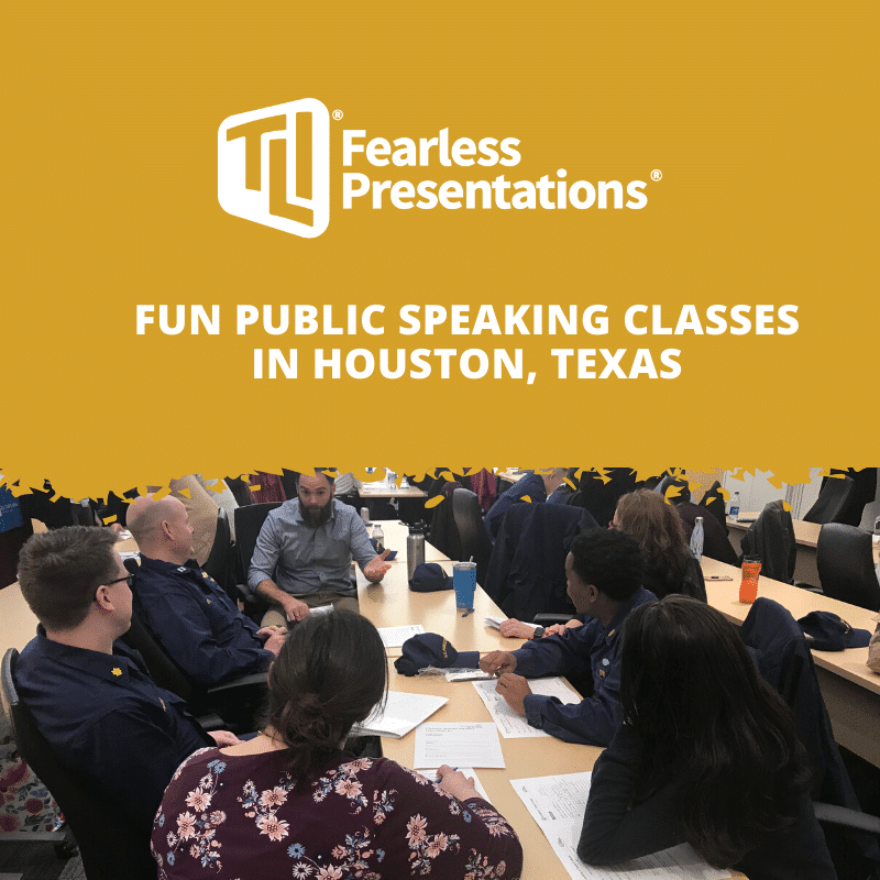 Houston, Texas Public Speaking Class Schedule