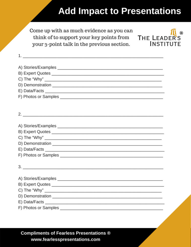 Make Your Presentation Handouts Look Professional w/o a Graphic Designer