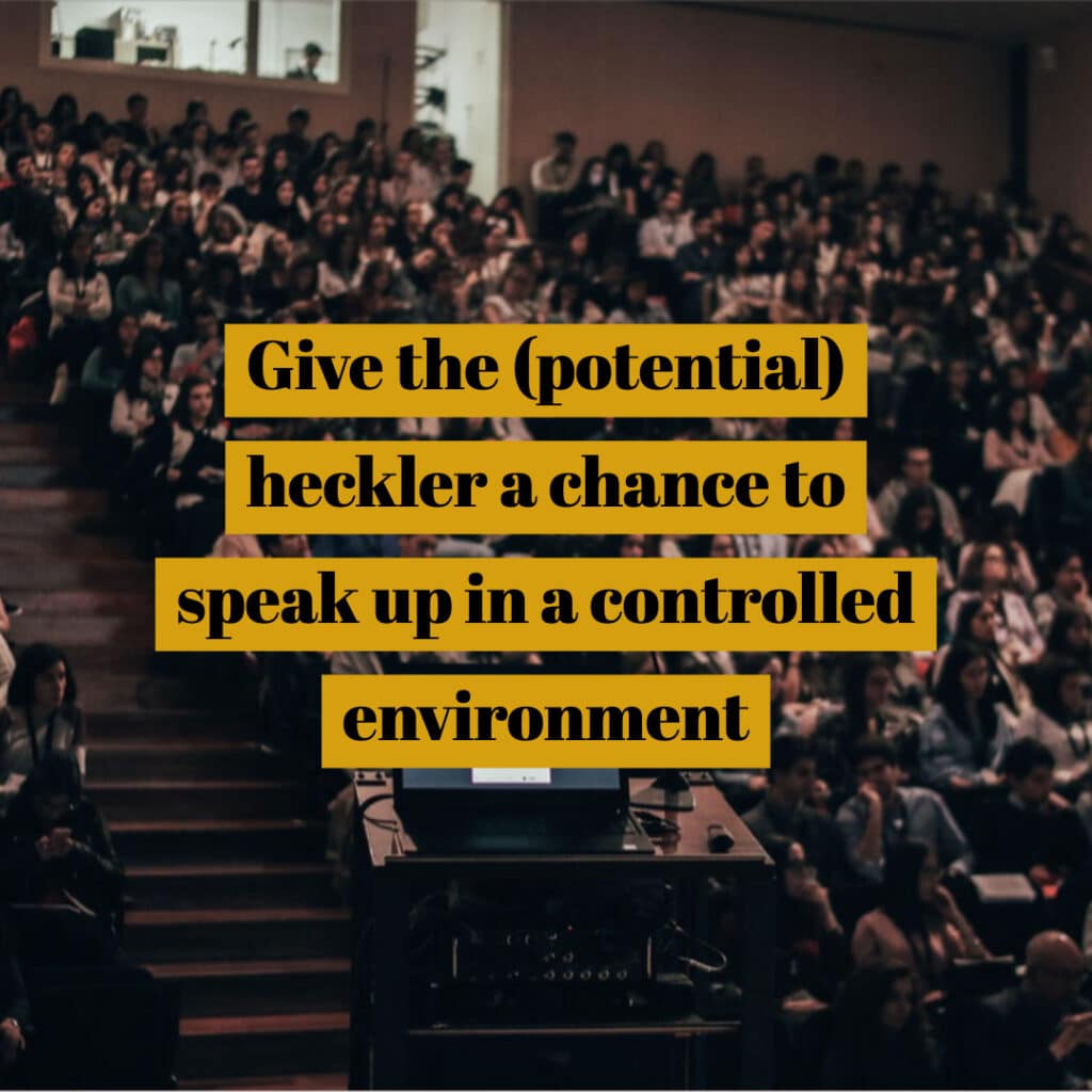 4 Tips on How to Handle Hecklers (Like A Professional)