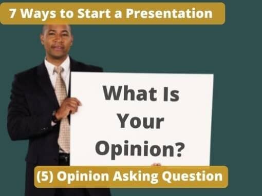 7 Ways to Start a Presentation that Reduce Nervousness